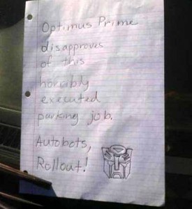 34 Funny Parking Notes - Dose of Funny